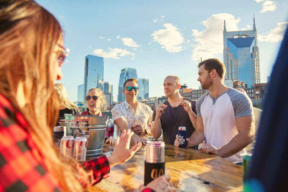 Best River Boat Cruise in Nashville | Pontoon Saloon
