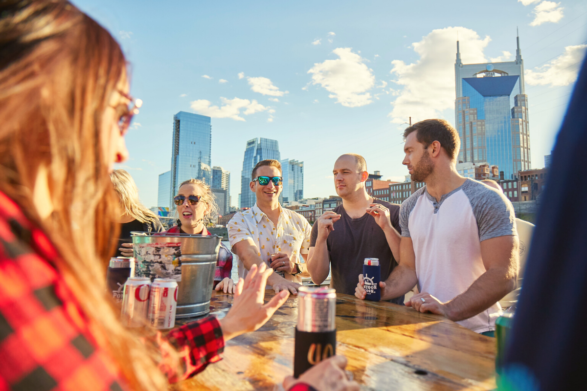 Best River Boat Cruise in Nashville | Pontoon Saloon