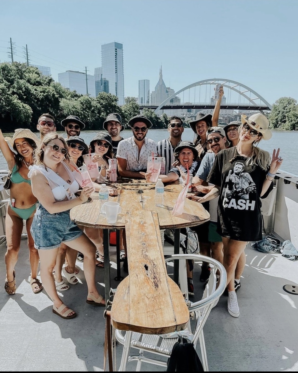Best River Boat Cruise in Nashville | Pontoon Saloon
